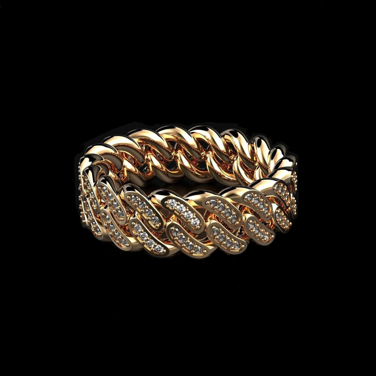 Iced Out Cuban Ring – Northside Grillz
